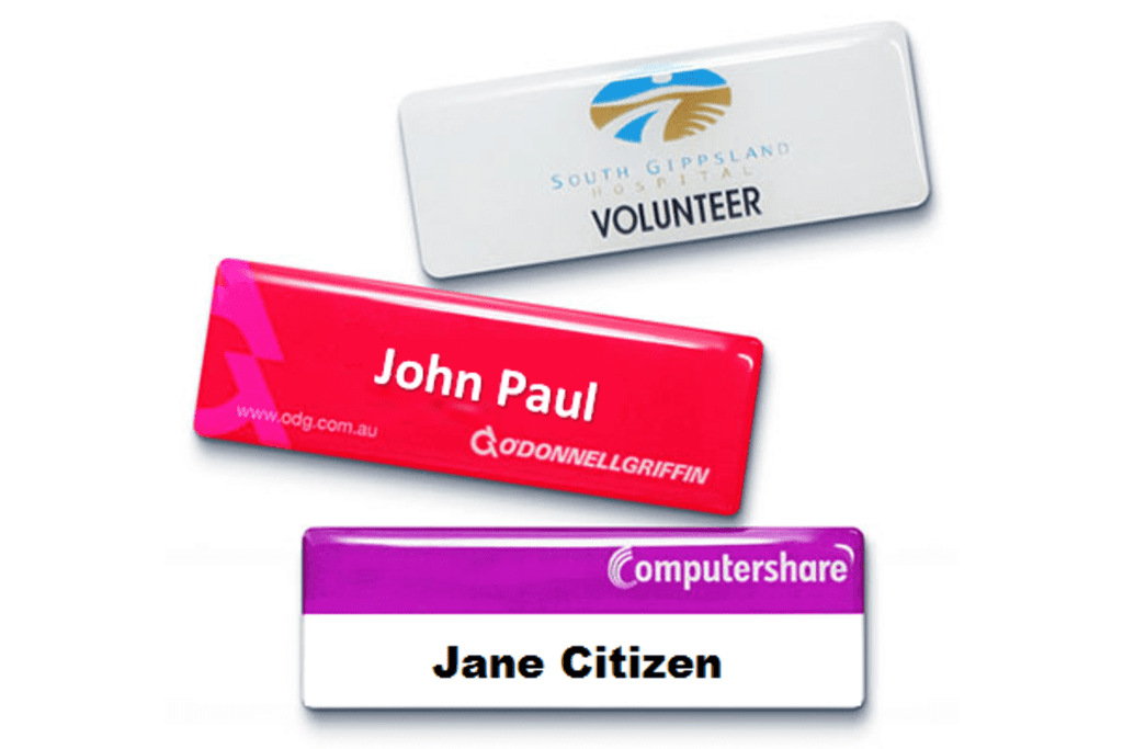 Name Tag with Epoxy Finish – All Branded Group