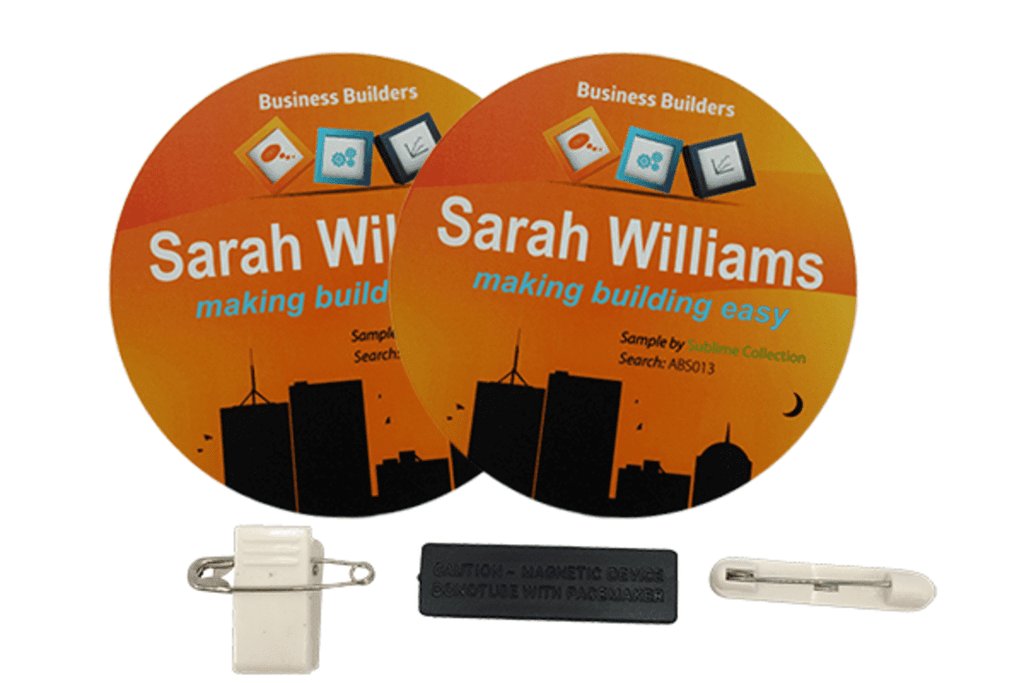 Thick Circle 90mm Matt Staff Badge – All Branded Group