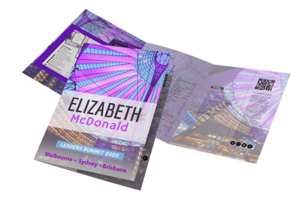 Tri Fold Personalised Name Tag Generic Program – All Branded Group